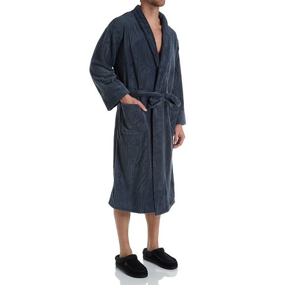 Hanes | Other | Hanes Tall Man Ultimate Plush Soft Touch Robe Charcoal ...